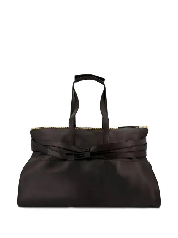 Moschino Belted Leather Tote