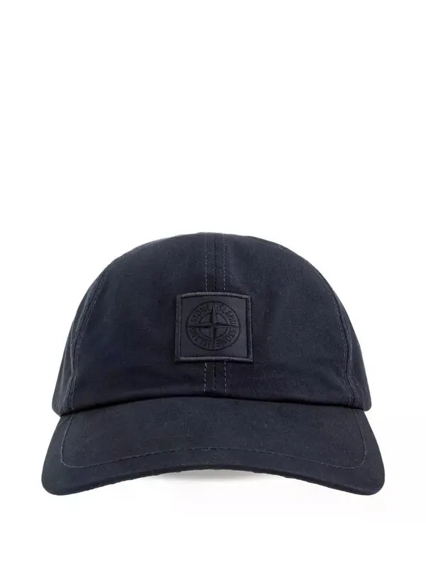 Stone Island Logo-patch Baseball Cap - Black