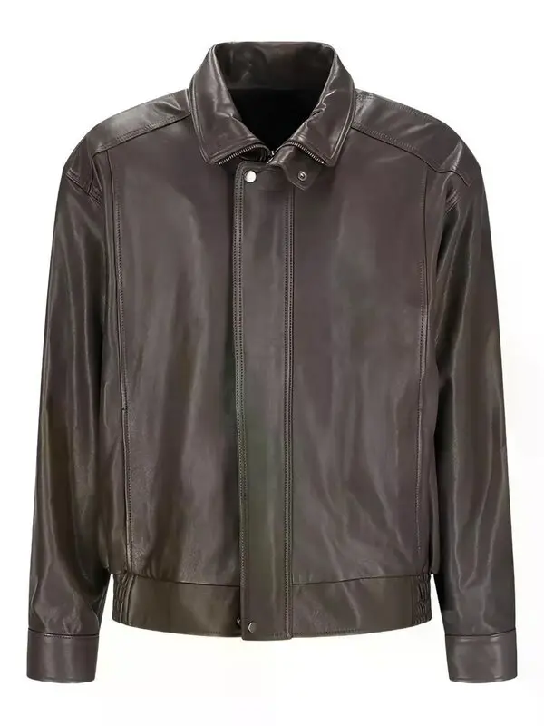 Calvin Klein Paneled Leather Jacket