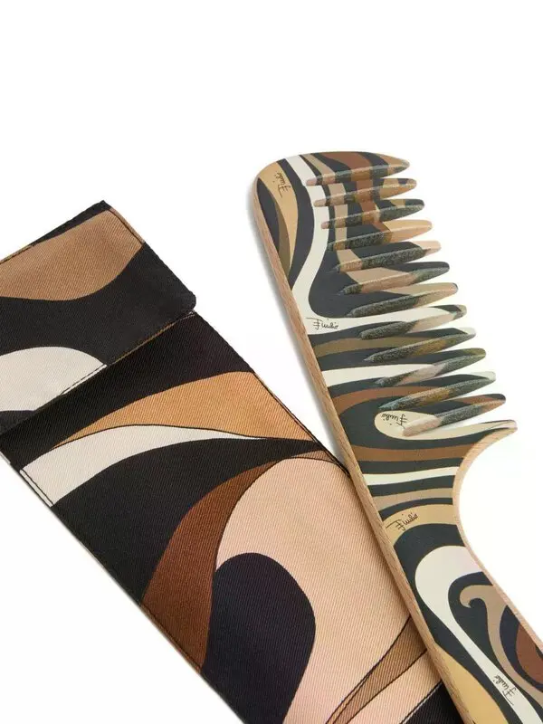 Emilio Pucci Marmo-print Comb