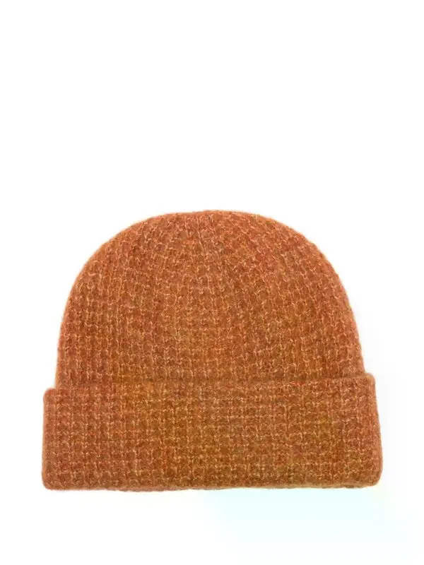 Frenckenberger Ribbed Beanie - Orange
