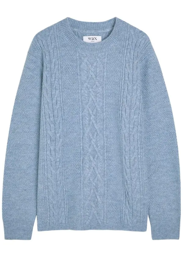 WAX LONDON Hyatt Cable-knit Jumper