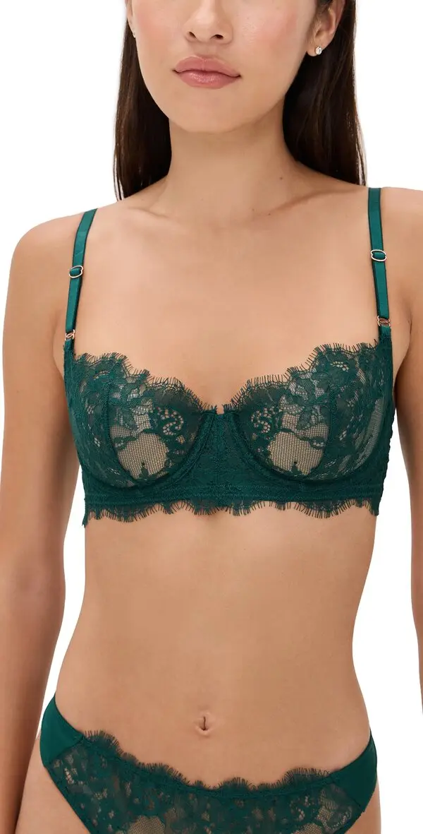 SKARLETT BLUE Entice Balconette Bra - Wreath