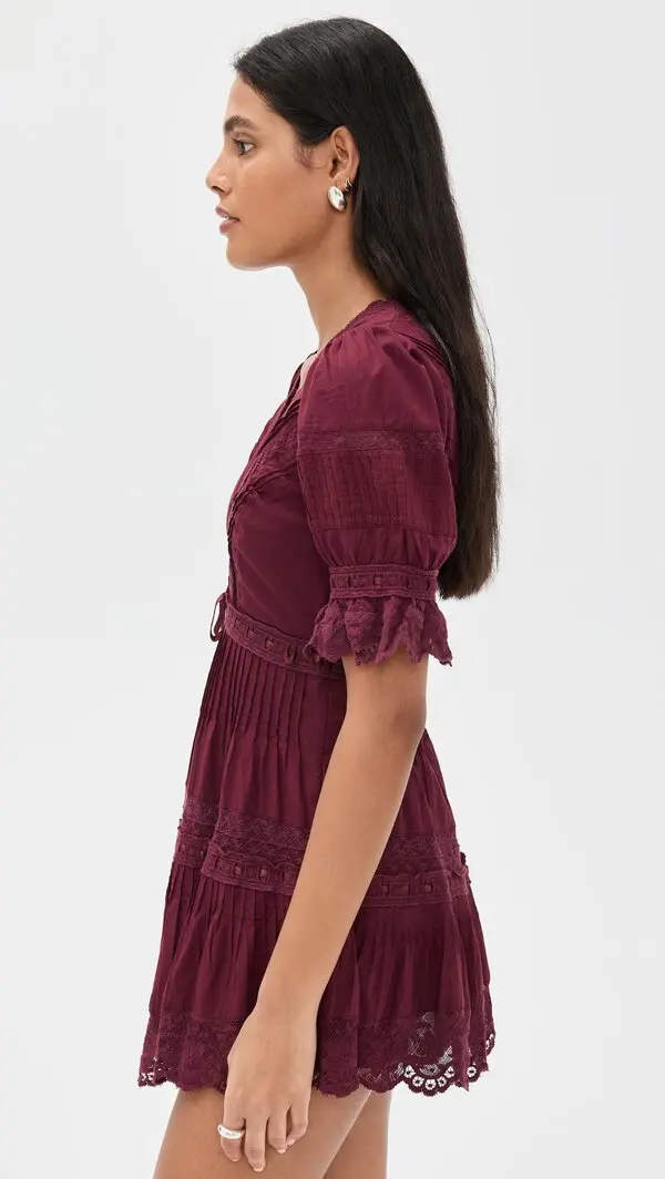 LoveShackFancy Lilias Mini Dress