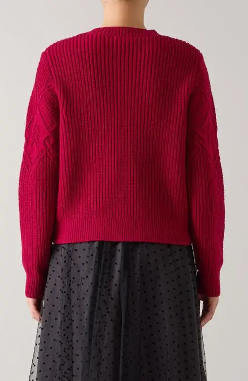 LK BENNETT Orla Pointelle Cardigan