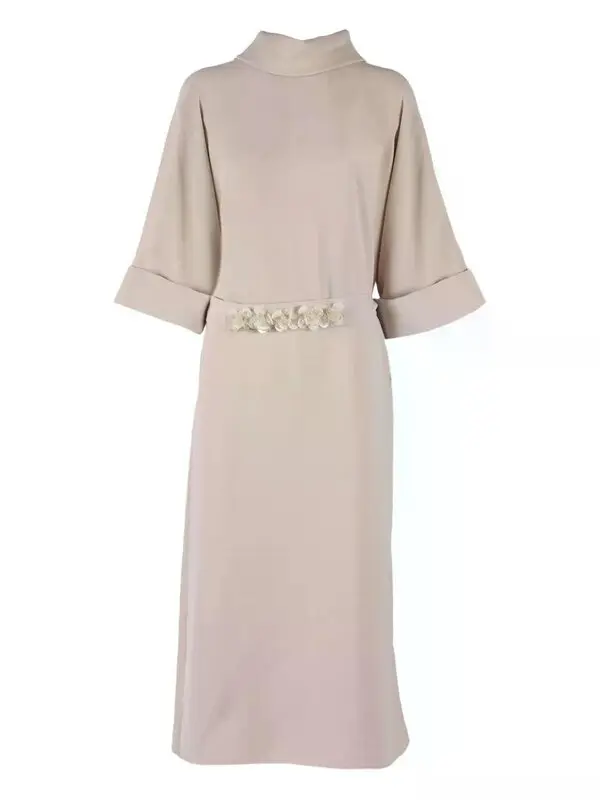 P.a.r.o.s.h Embellished Belt Midi Dress