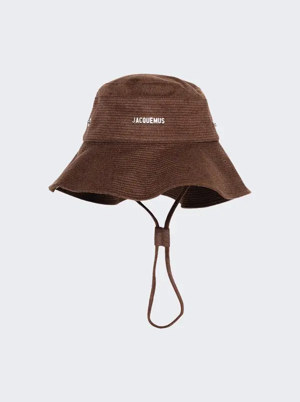 Jacquemus Le De-nîmes Bucket Hat - Brown