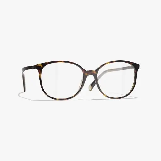 Chanel Pantos Eyeglasses - Dark Tortoise