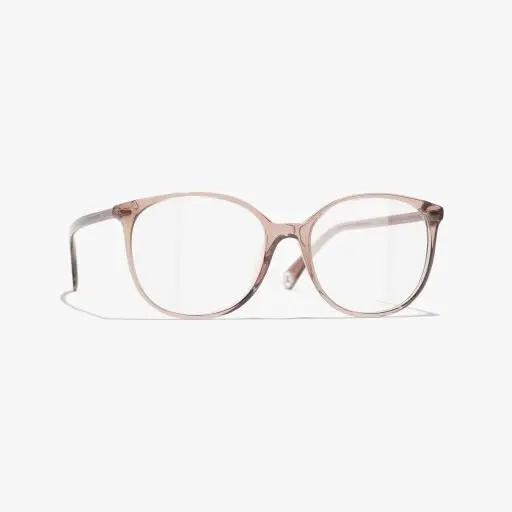 Chanel Pantos Eyeglasses - Transparent Brown