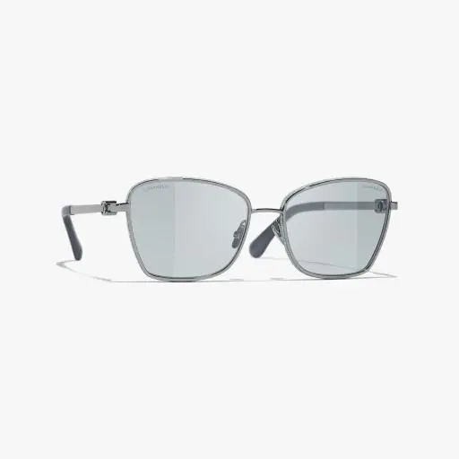 Chanel Cat Eye Sunglasses - Ruthenium