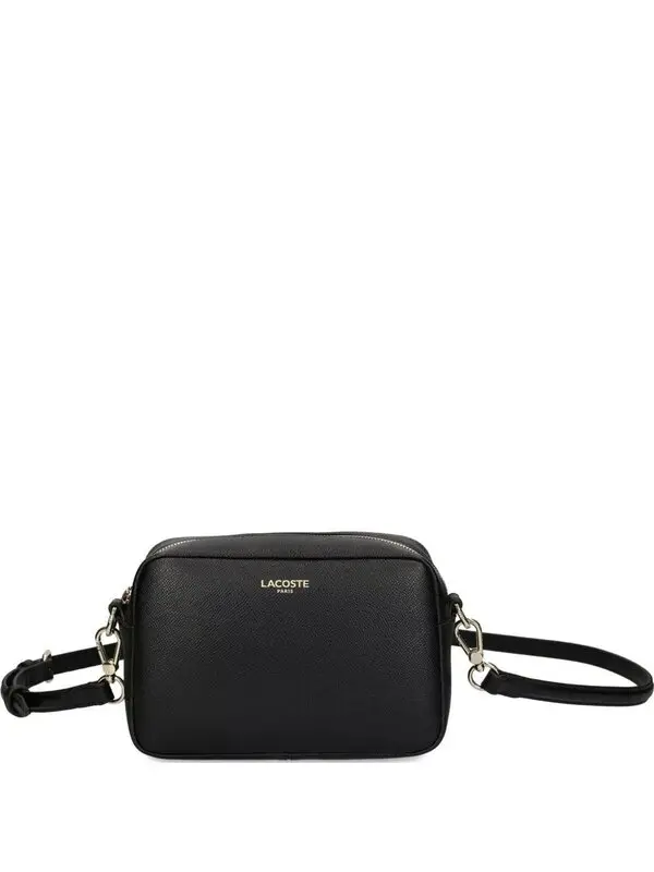 Lacoste Champs-élysées Leather Crossbody - Black