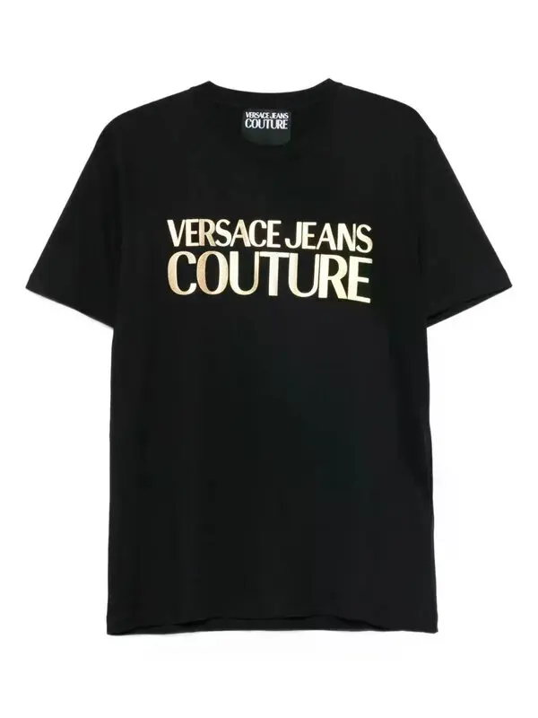 Versace Logo-print T-shirt - Black