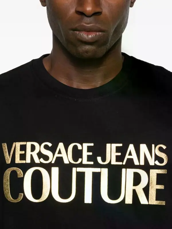 Versace Logo-print T-shirt - Black