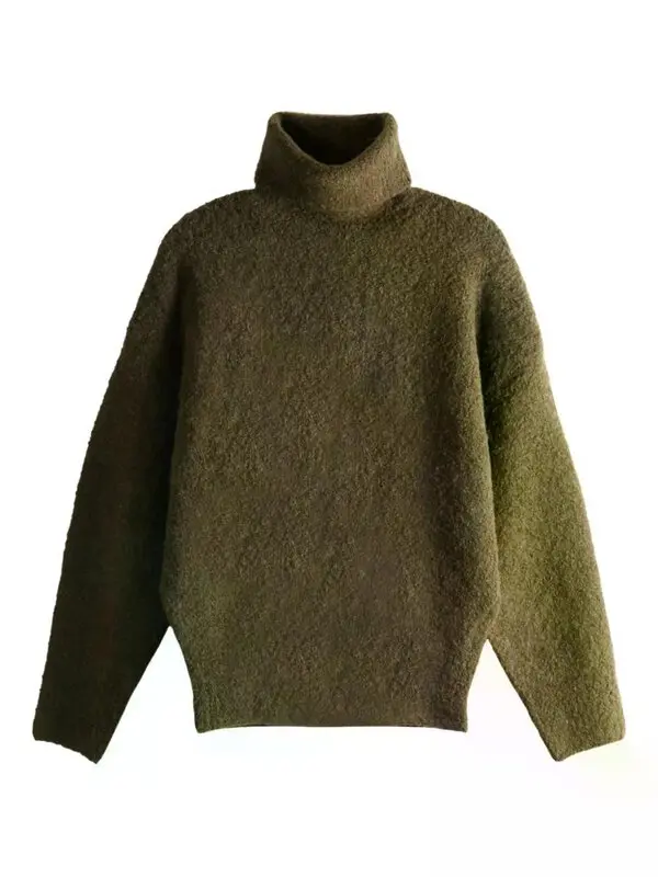 TOTEME High-neck Wool Sweater