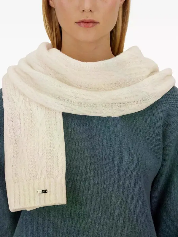 Herno Cable-knit Scarf