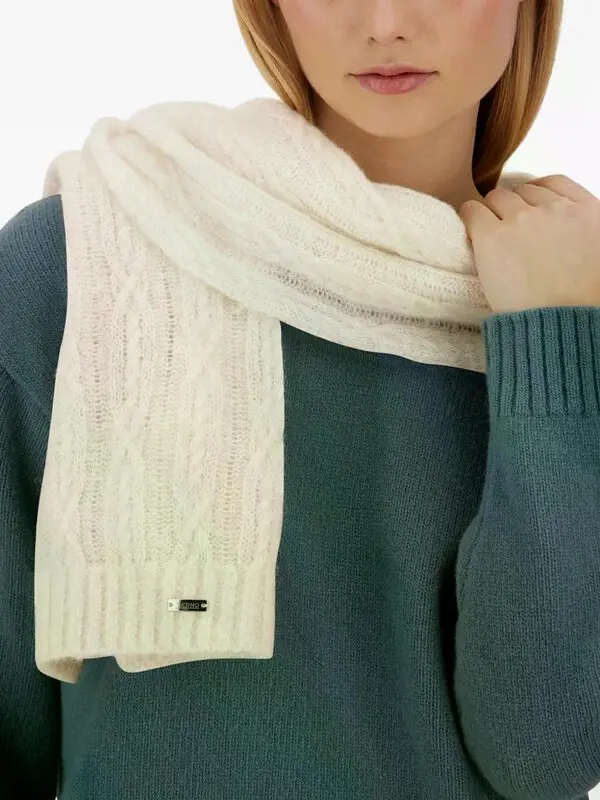 Herno Cable-knit Scarf