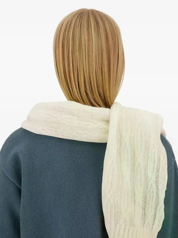 Herno Cable-knit Scarf