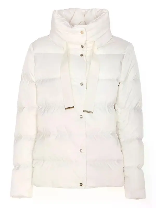 Herno High-neck Quilted Jacket - White