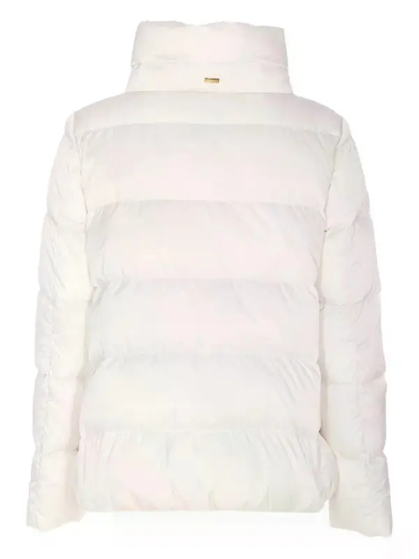 Herno High-neck Quilted Jacket - White