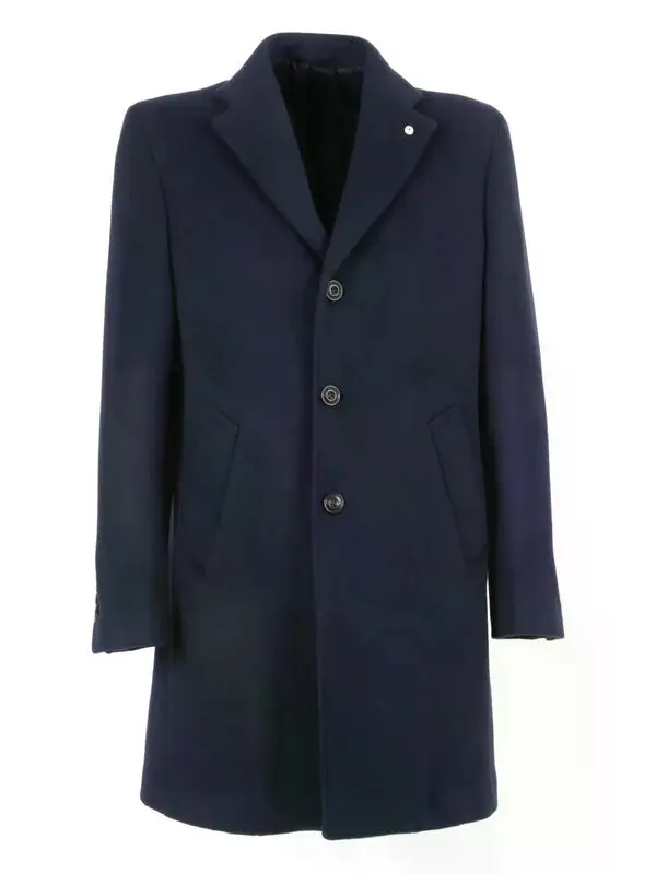 BRANDO Button-fastening Wool-blend Coat