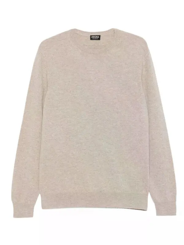 Zegna Crew-neck Sweater - Neutrals