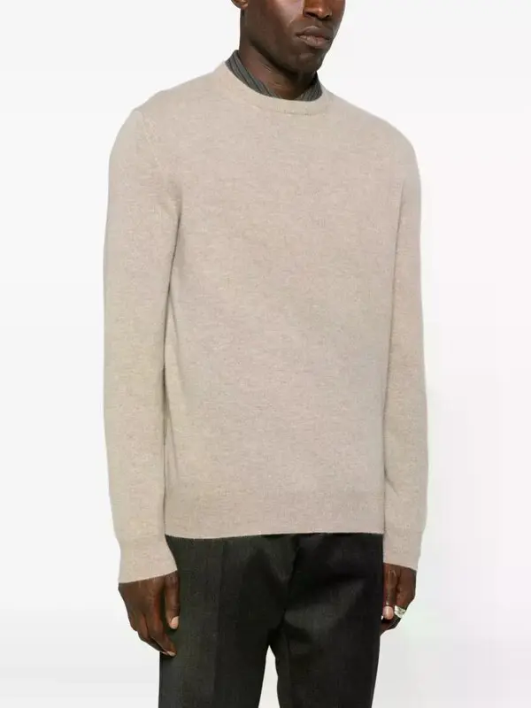 Zegna Crew-neck Sweater - Neutrals