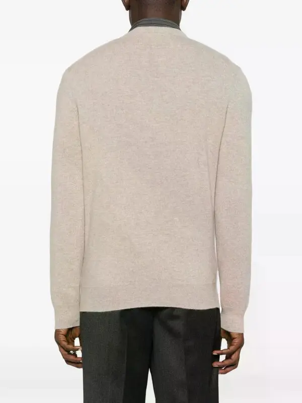 Zegna Crew-neck Sweater - Neutrals