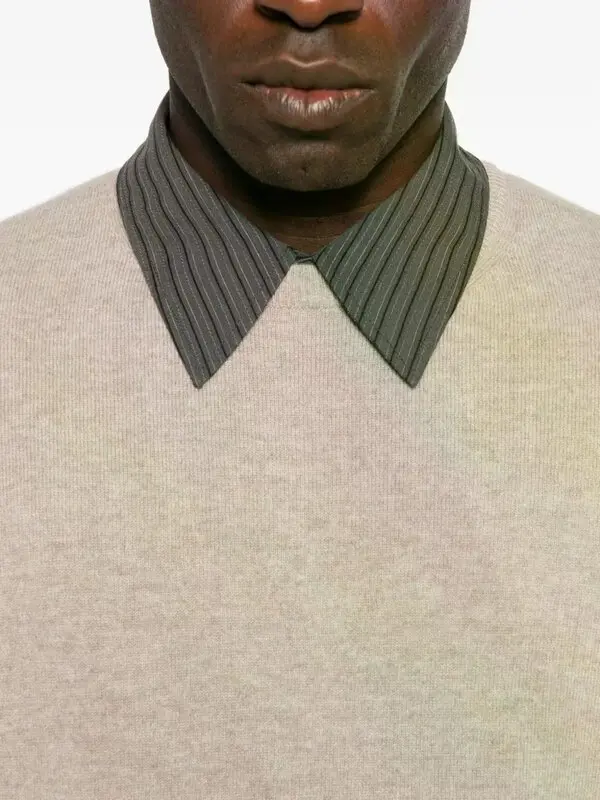 Zegna Crew-neck Sweater - Neutrals