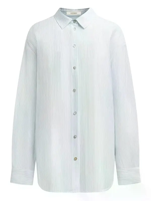 12 STOREEZ Striped Cotton Shirt