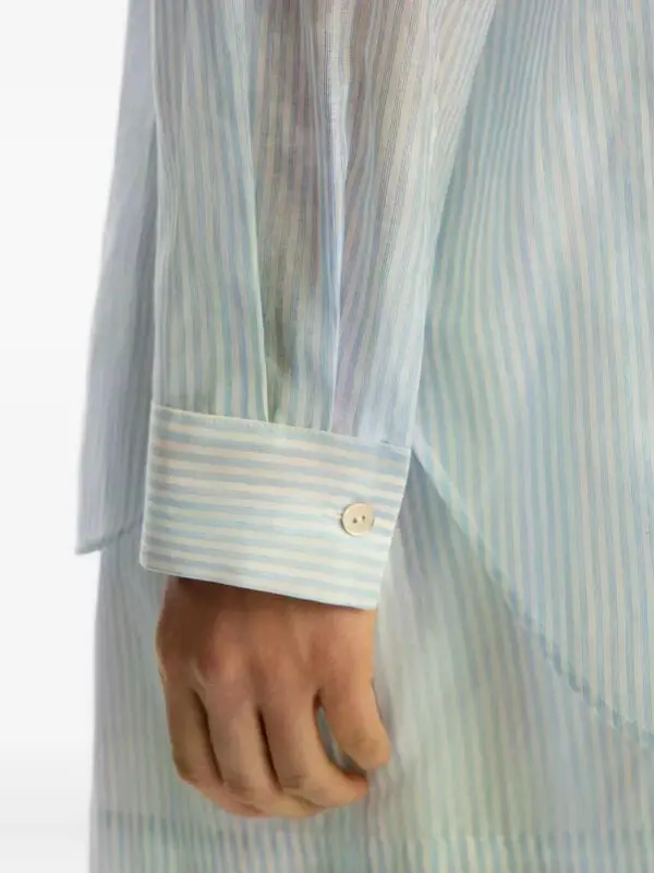 12 STOREEZ Striped Cotton Shirt
