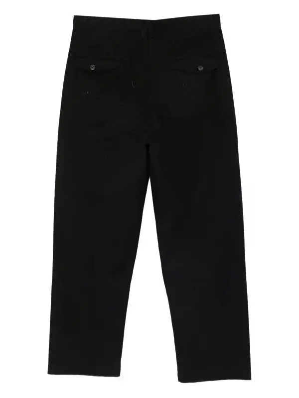 ANERKJENDT Pleated-pocket Straight-leg Trousers