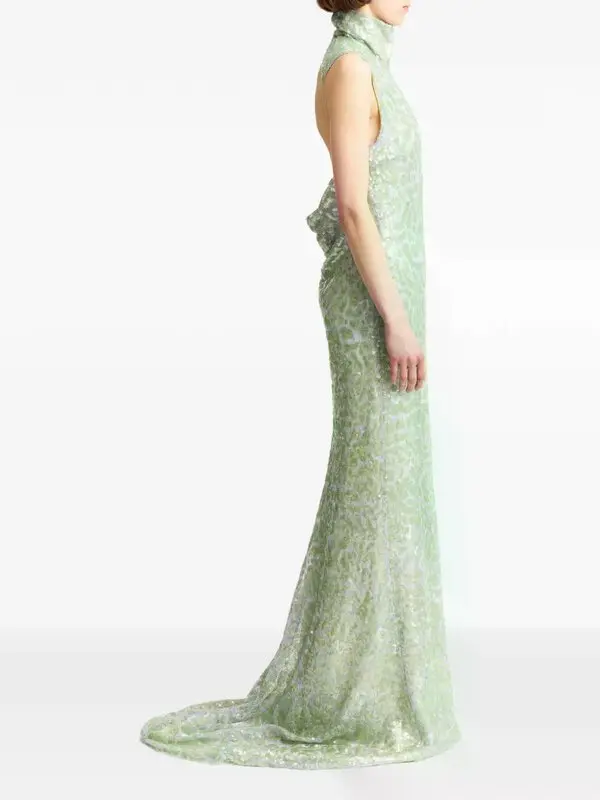 16Arlington Zegli Lace Sequinned Gown