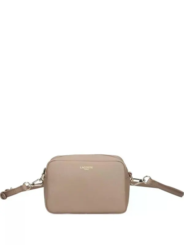 Lacoste Champs-élysées Leather Crossbody Bag - Neutrals