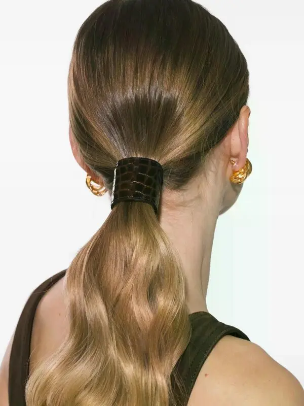 JENNIFER BEHR Embossed Leather Hair Clip