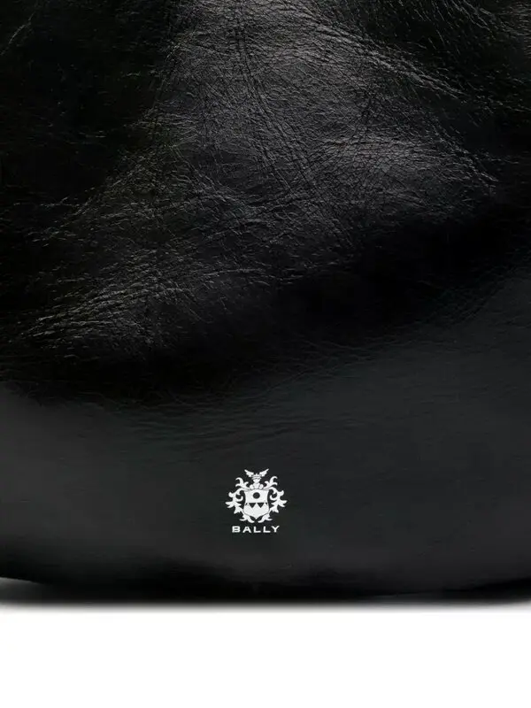 Bally Anni Moon Circular-handle Leather Tote Bag