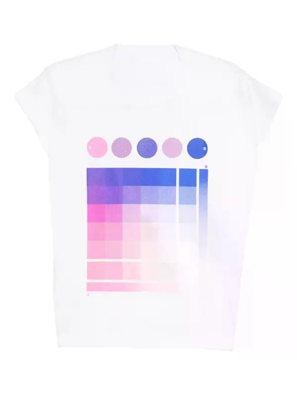 Issey Miyake Graphic-print T-shirt - White