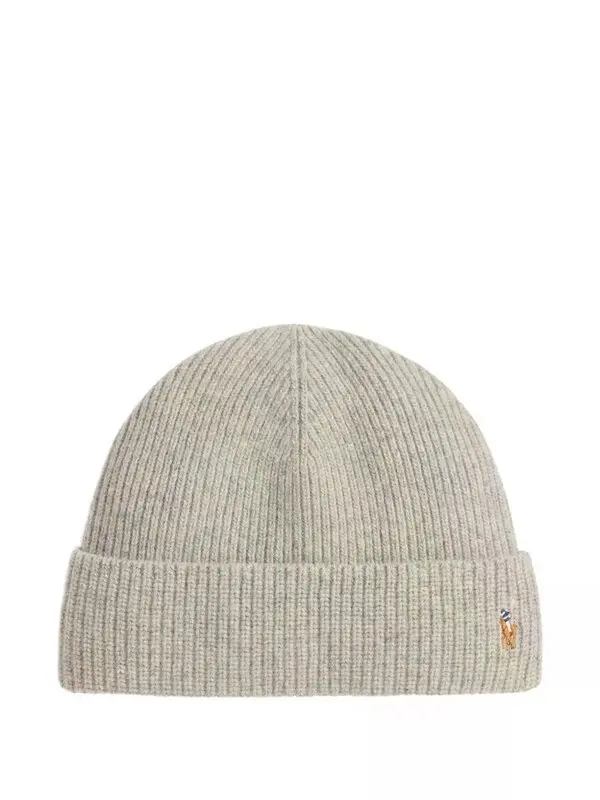 Ralph Lauren Signature Pony Beanie - Grey