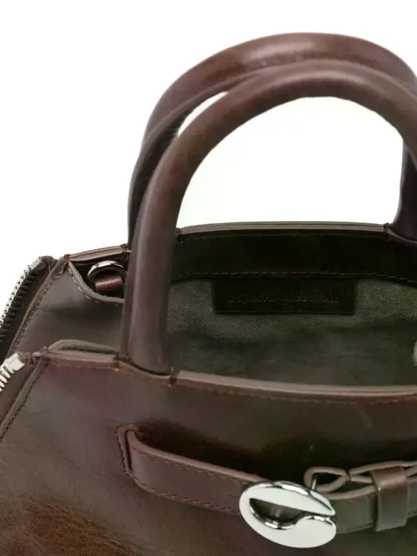 Coperni Mini Data Tote Bag - Brown