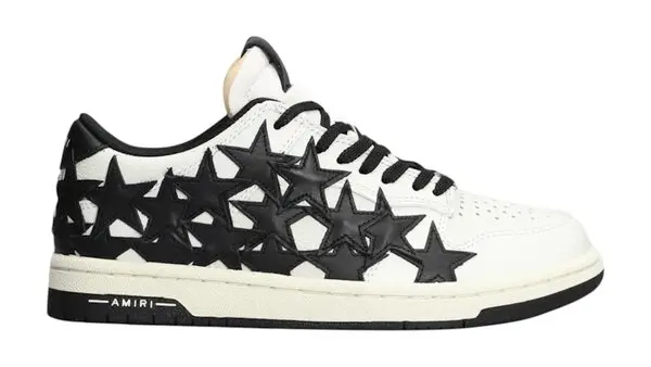 Amiri Stars Low Sneakers - Black/white