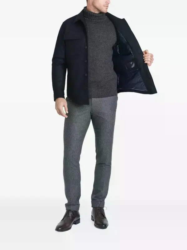 NORWEGIAN WOOL Flap-pocket Wool Jacket