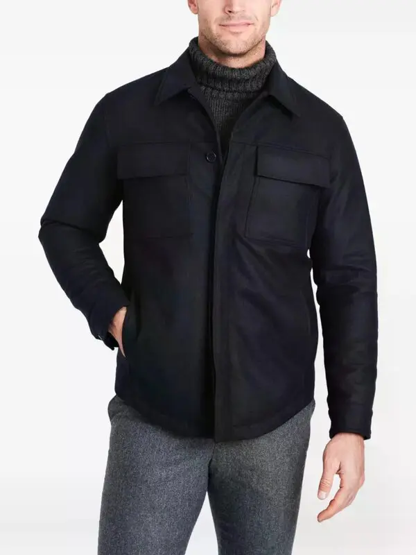 NORWEGIAN WOOL Flap-pocket Wool Jacket