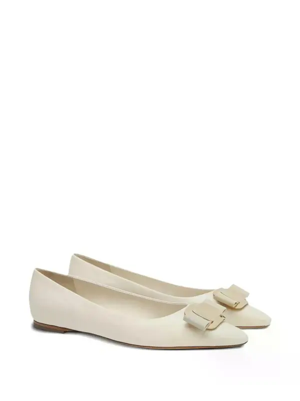 FERRAGAMO Vara Ballet Flats - Neutrals