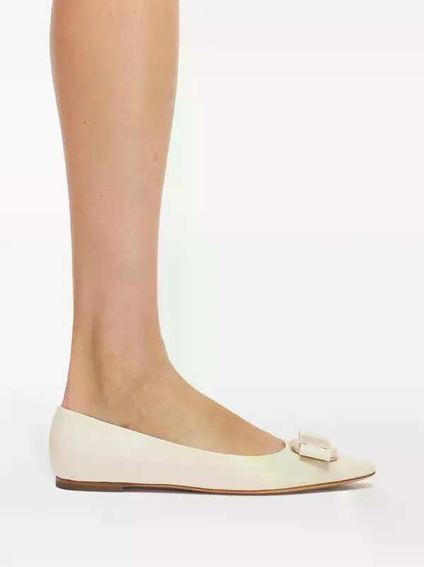 FERRAGAMO Vara Ballet Flats - Neutrals