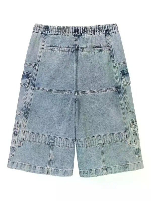 JUUN.J Drawstring Denim Cargo Shorts