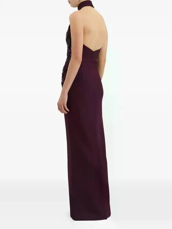 chinese dress ladies BEATRICE B DRESS HALTER NECK MAXI RAINBOW 23FE6035SHADESP main image 1