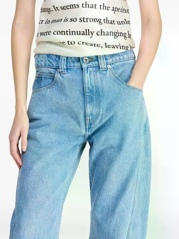 JW Anderson Five-pocket Twisted Jeans