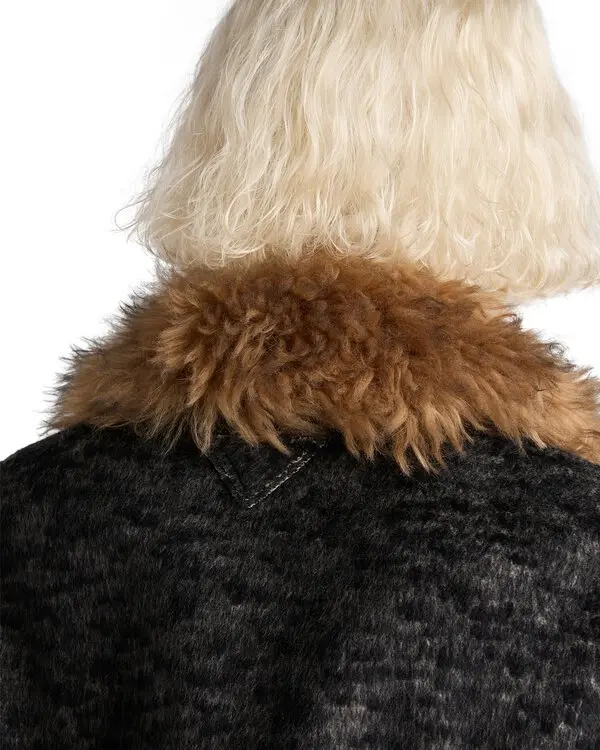 Prada Single-breasted Double Tweed Jacket