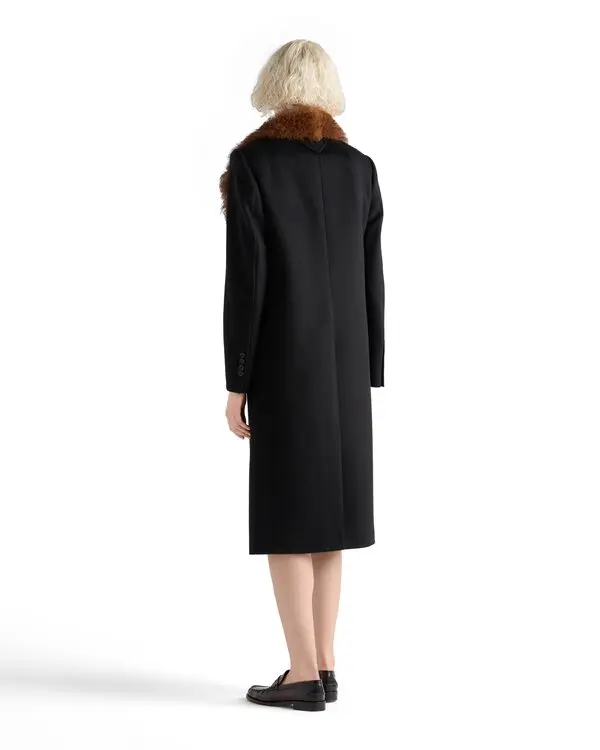 Prada Double-breasted Cashmere Coat