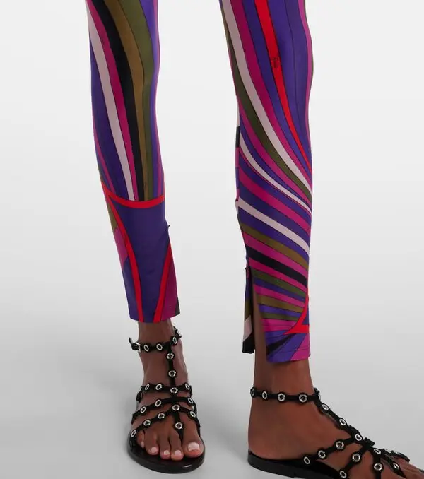 Emilio Pucci Iride Jersey Leggings