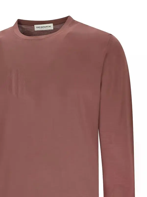 GOES BOTANICAL Tubular Crewneck Sweater - Brown